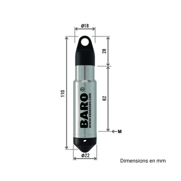 Baro DIVER - Enregistreur de pression atmosphérique en temps réel - P.A ...