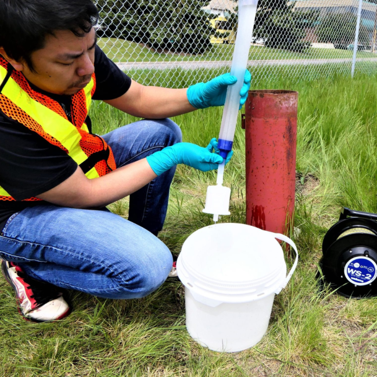 Ecobailer Pro Préleveur d’eau à usage unique en PEHD pour échantillons d’eaux souterraines ...